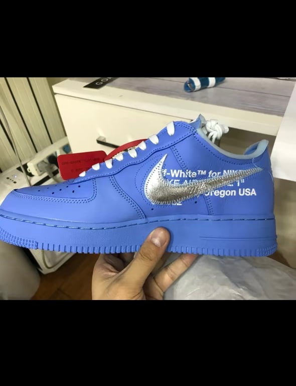 Nike Air Force 1 Low Off-White MCA University Blue - SneakerOwner