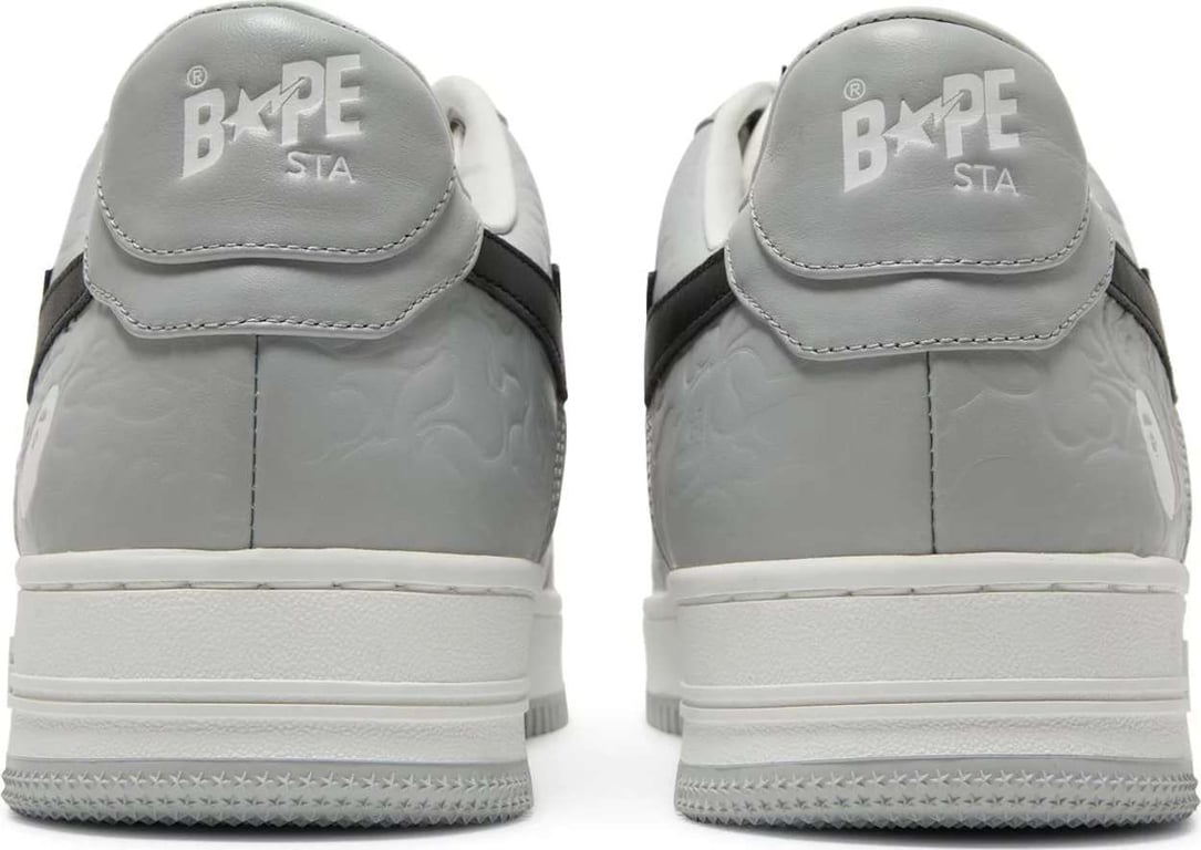 Bapesta Low M2 White Grey - SCheap Sneaker Store, Buy Nike Dunk, Air ...