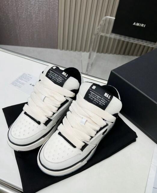 Amiri MA-1 White Black - SneakerOwner